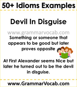 Idiom examples for students - Idioms with meaning and Examples ...
