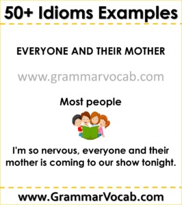 Idiom examples for students - Idioms with meaning and Examples ...