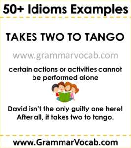 Idiom examples for students - Idioms with meaning and Examples ...