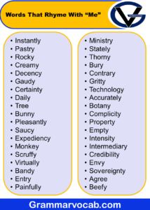 200+ Rap Words That Rhyme With Me - GrammarVocab