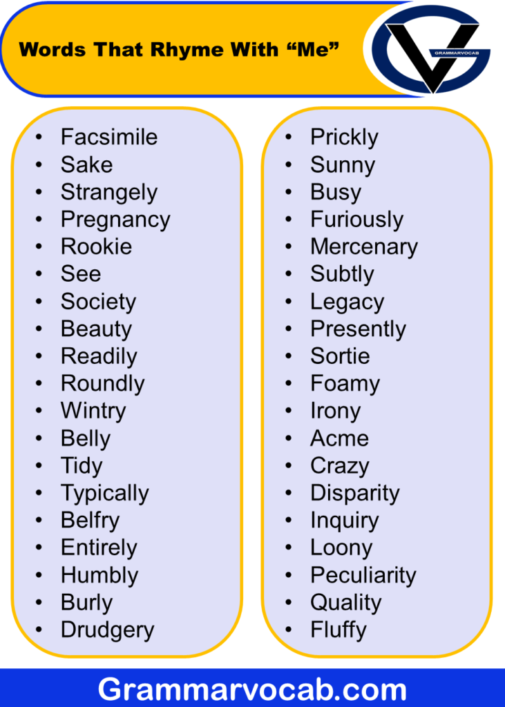 200+ Rap Words That Rhyme With Me - GrammarVocab