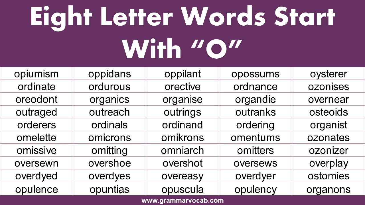 Eight Letter Words Starting With O GrammarVocab Eight Letter Words Starting With O GrammarVocab