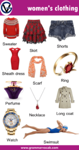 Names of Women's Clothing with Pictures - GrammarVocab
