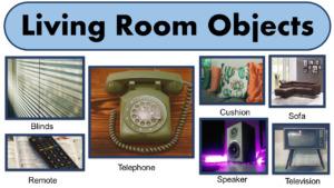 List of Living Room Objects Name & Pictures - GrammarVocab
