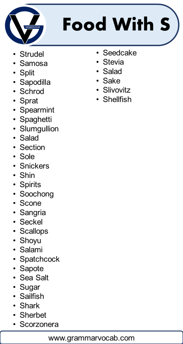 List of Nouns That Start With S - GrammarVocab