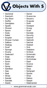 List of Nouns That Start With S - GrammarVocab