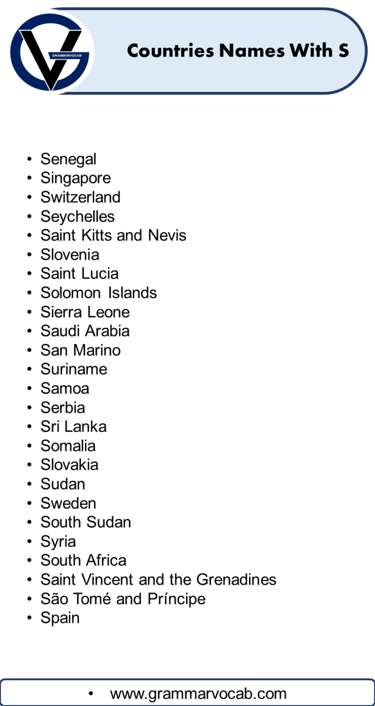 List of Nouns That Start With S - GrammarVocab