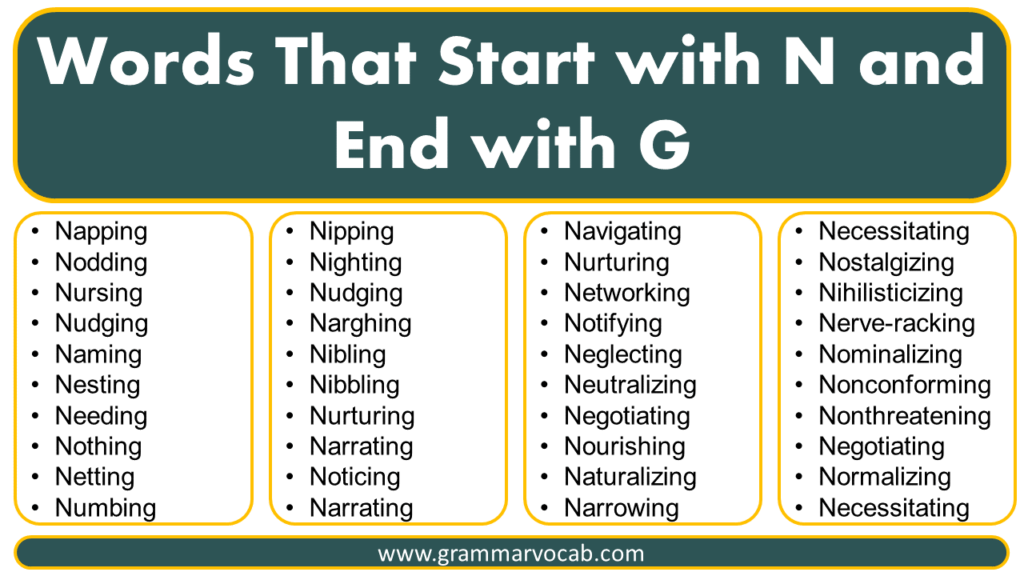 Words That Start With N And Ends With G GrammarVocab Words That Start With N And Ends With G GrammarVocab
