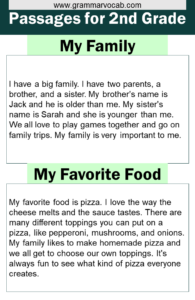 15 Reading Passages for 2nd Grade | PDF - GrammarVocab