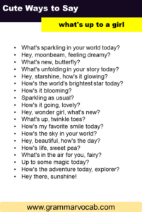 Ways to Say What's Up: Funny & Creative - GrammarVocab