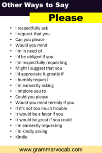 Creative & Funny Ways to Say Please - GrammarVocab