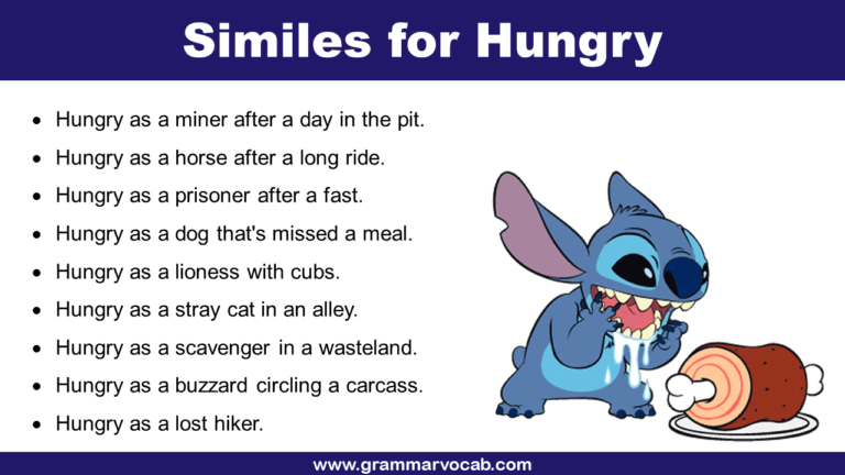 Similes for Food: A Detailed Guide - GrammarVocab